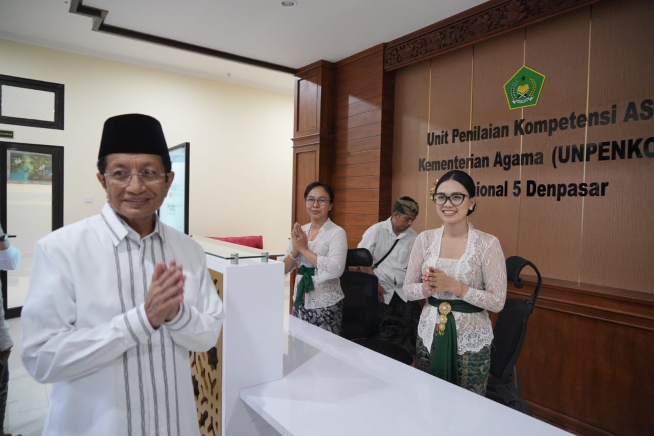 Menag Resmikan 12 Gedung SBSN di Kemenag ProvinsiBali